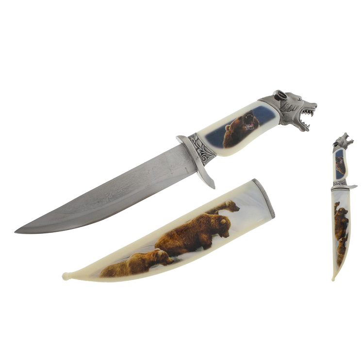 13 1/2" Bear Fantasy Dagger with Scabbard | Premium Quality – Pacific ...
