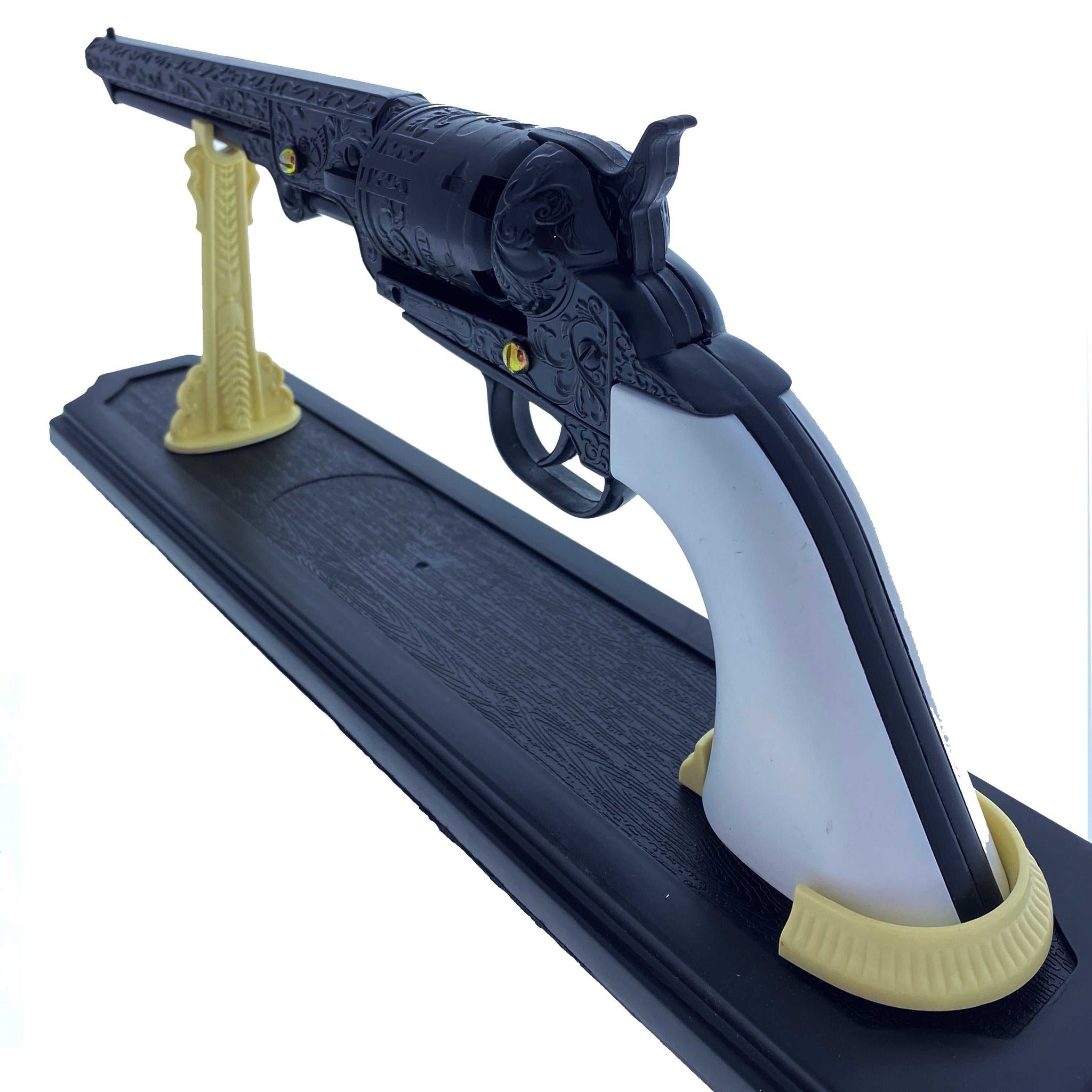 Buy 13 1/2" Decorative Replica Antique Prop Revolver Gun w/ Display ...