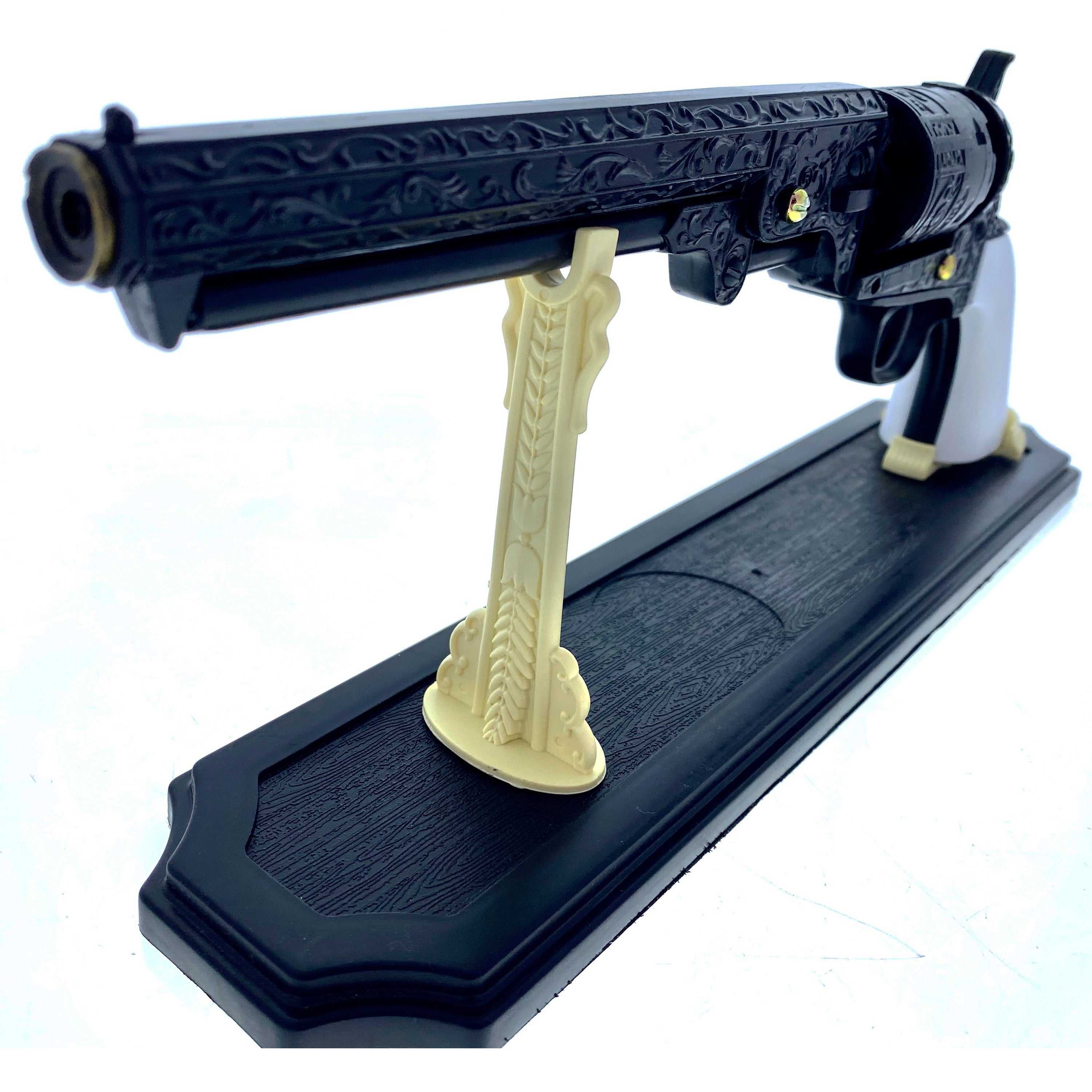 Buy 13 1/2" Decorative Replica Antique Prop Revolver Gun w/ Display ...