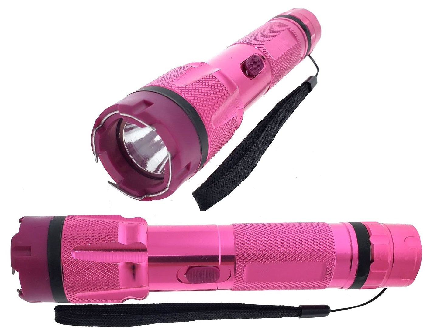 6.75" Pink Stun Gun with Flashlight - 3 Million Volt | Pacific Solution