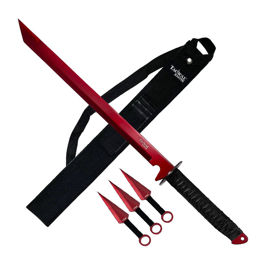 Tactical Master Red Machete Set: Bulk wholesale machetes for retailers ...